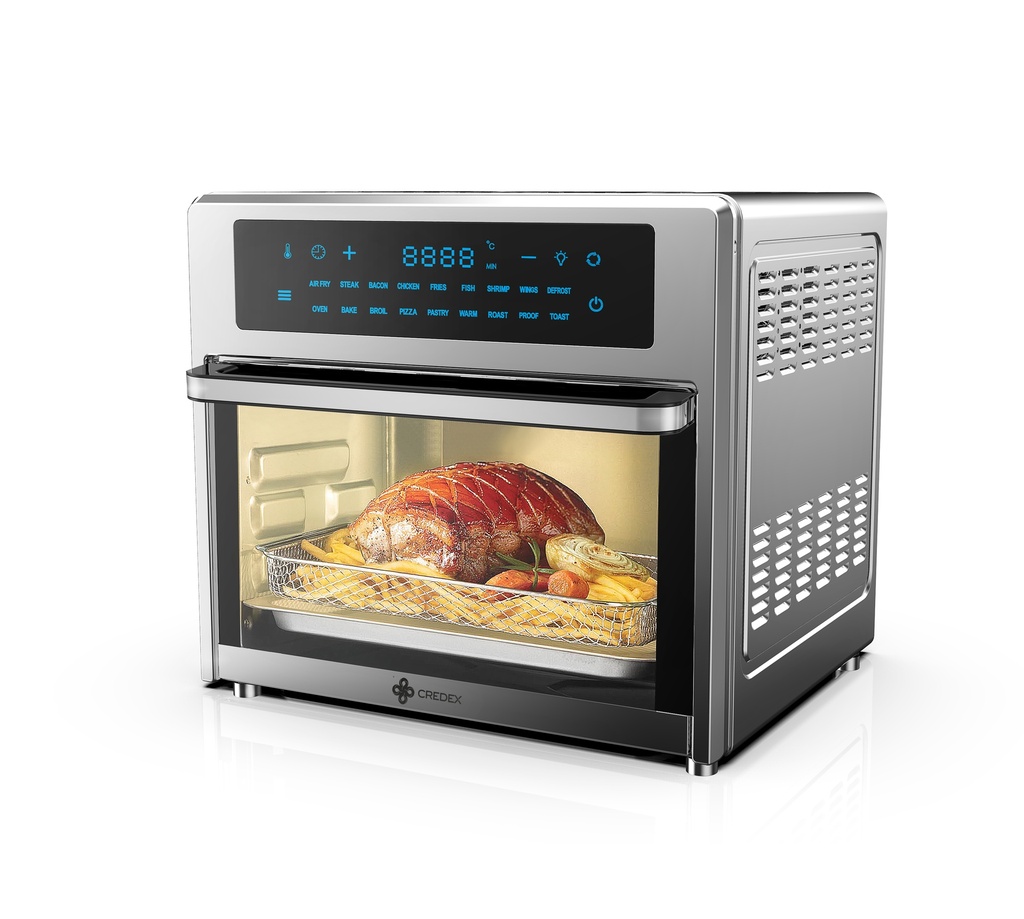 Credex® ComboMax Air Fryer Oven 25 Liters, Digital Stainless steel | Credex